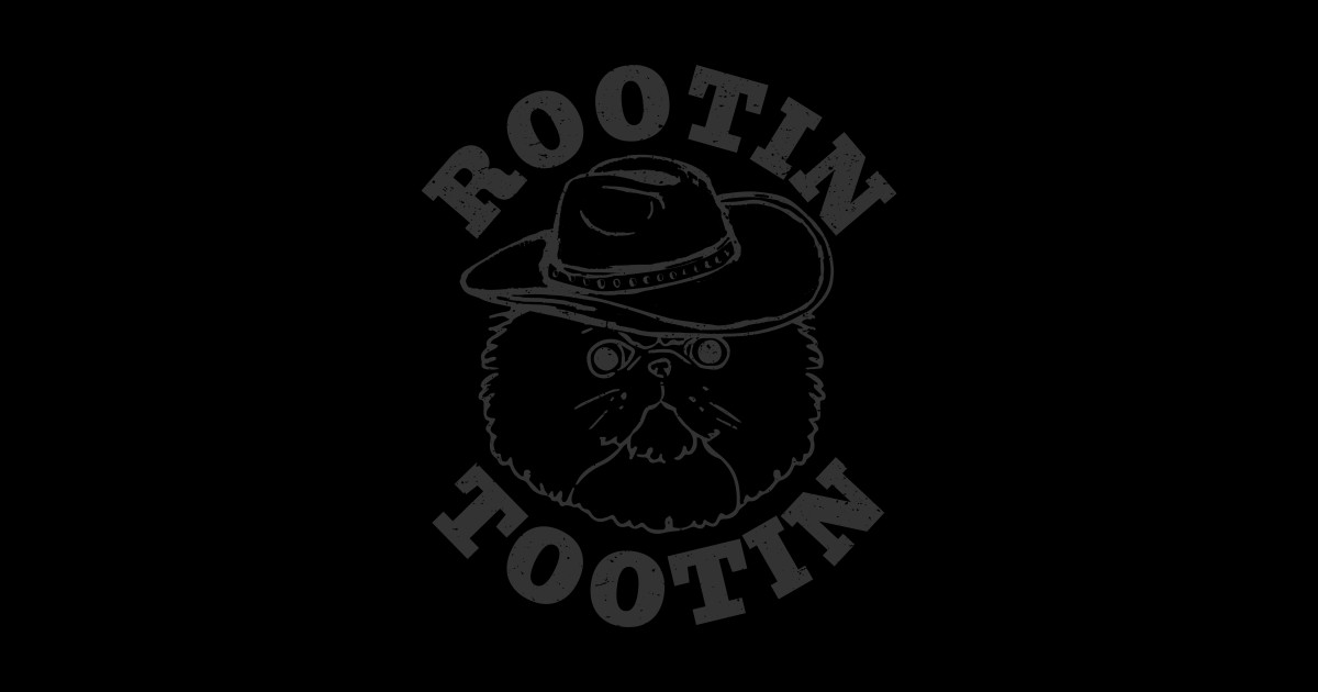 rootin tootin cats - Rootin Tootin - Sticker | TeePublic