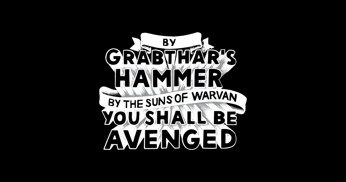 By Grabthar's Hammer - Galaxy Quest - Sticker | TeePublic