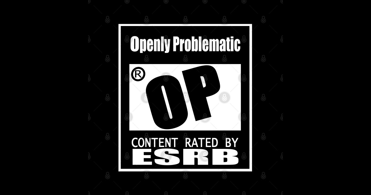 Rated OP - Problem Child - Sticker | TeePublic
