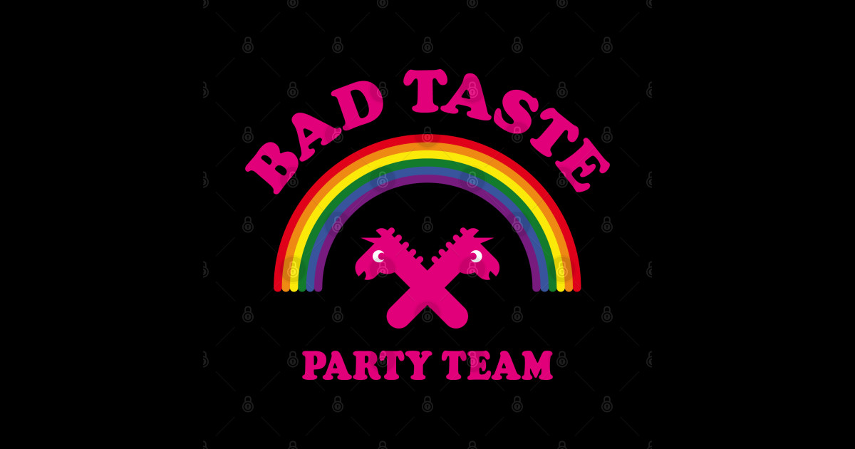 Bad Taste Party Team (Unicorn / Rainbow) - Bad Taste Party - Sticker ...