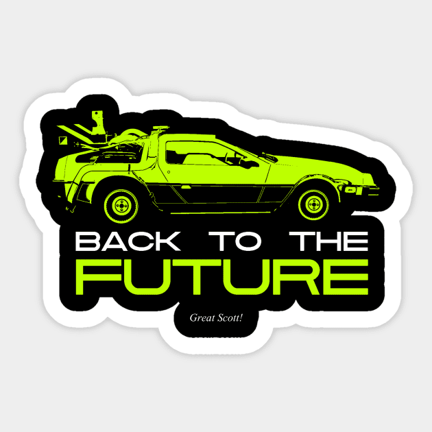BACK TO THE FUTURE - Back To The Future - Sticker | TeePublic