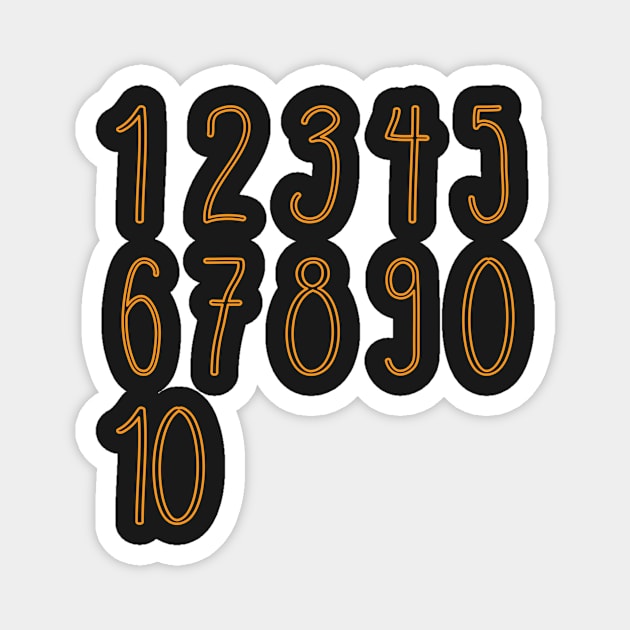 Numberblocks Cursive Writing For Kids - Numberblocks 1 - Magnet | TeePublic