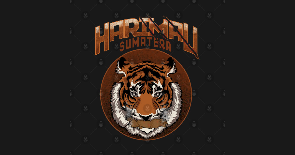 Harimau Sumatera T-Shirt (Sumatran Tiger) - Tiger - T-Shirt | TeePublic
