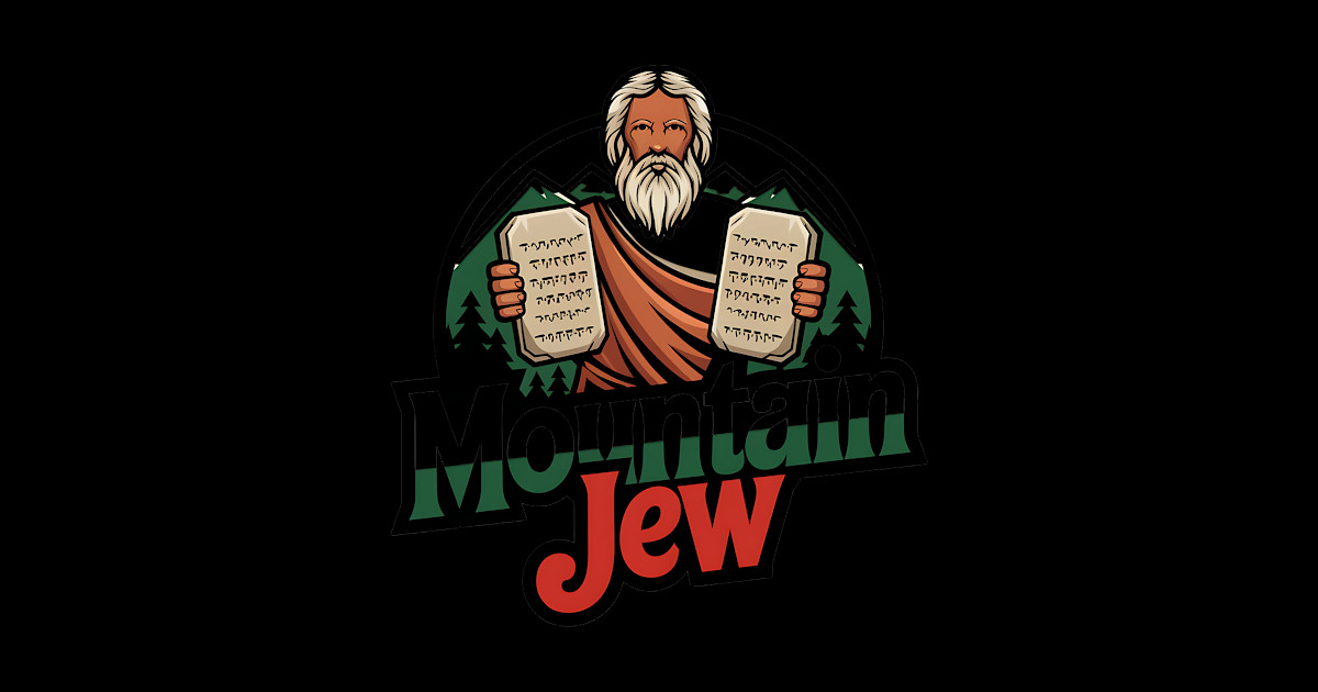 Mountain Jew: Religious and Fun - Jew - Sticker | TeePublic