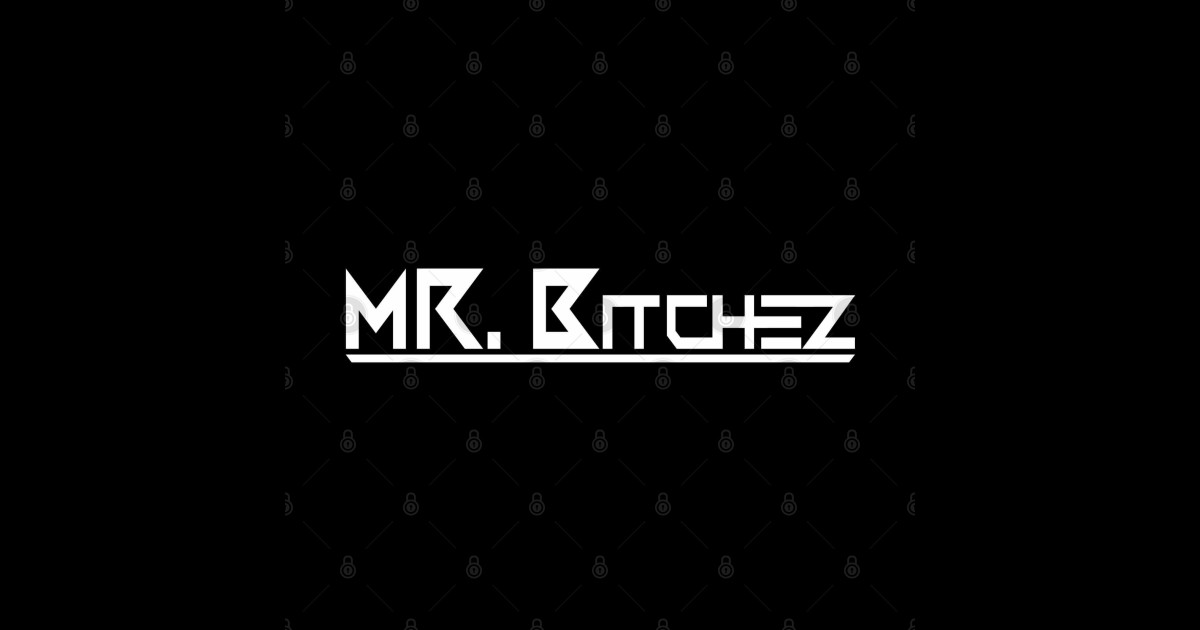 Mr bitchez old school logo - Mrb - Sticker | TeePublic