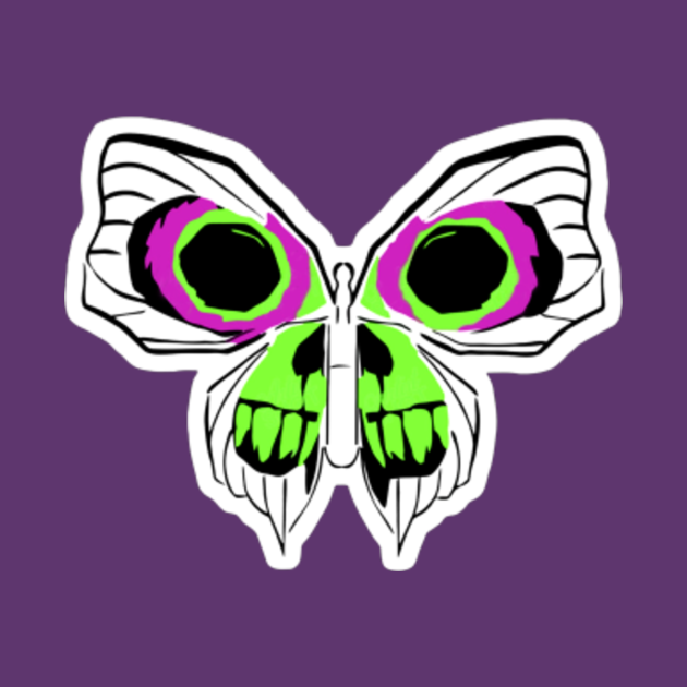 Arcane Jinx Monkey Butterfly Tattoo - Jinx League Of Legends - T-Shirt ...