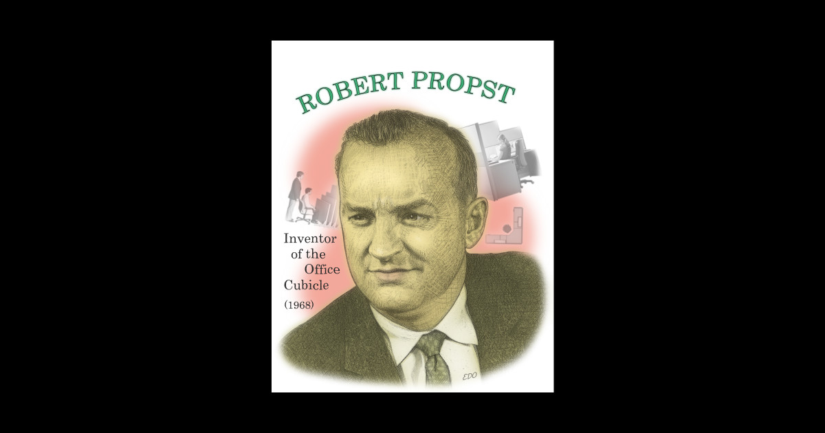 Robert Propst, Inventor of the Office Cubicle - Inventor - Sticker ...