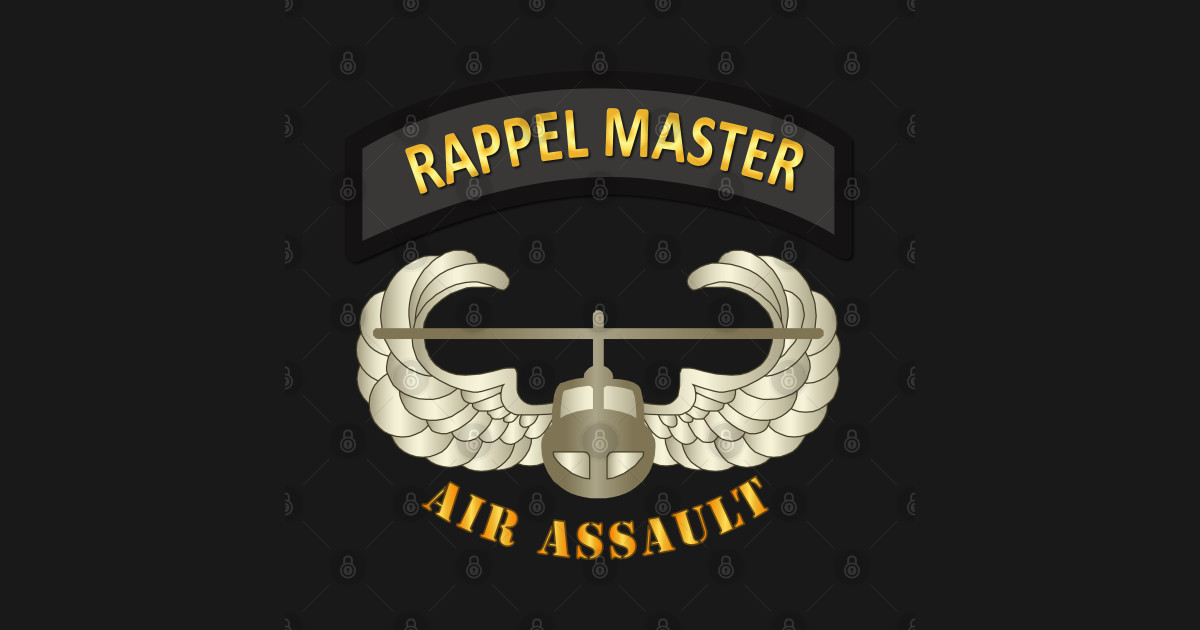 Rappel Master Tab w Air Assault Badge - Rappel Master Tab W Air Assault ...