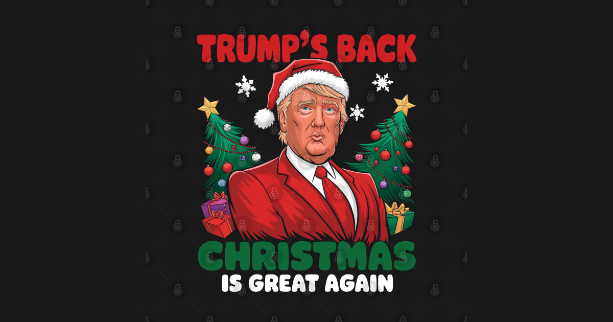 Santa Trump Dance Make Christmas Great Again Ugly Sweater - Make ...
