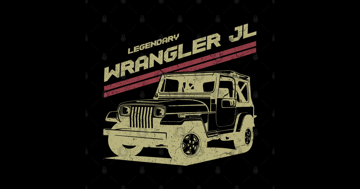 Wrangler JL Jeep car trailcat - Wrangler Jl - Sticker | TeePublic