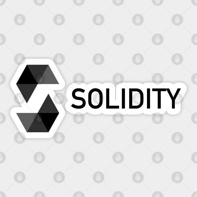 Solidity Programming Logo - Solidity - Sticker | TeePublic