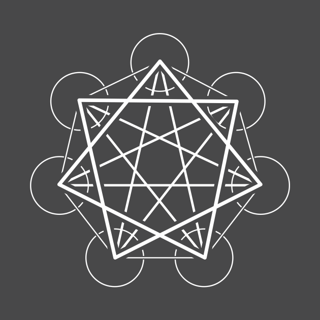 Heptagram (seven sided star) - Awesome Sacred Geometry Design - Sacred ...