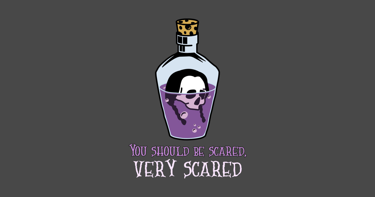 You Should Be Scared Wednesday Addams Inspired - Wednesday Addams - T ...