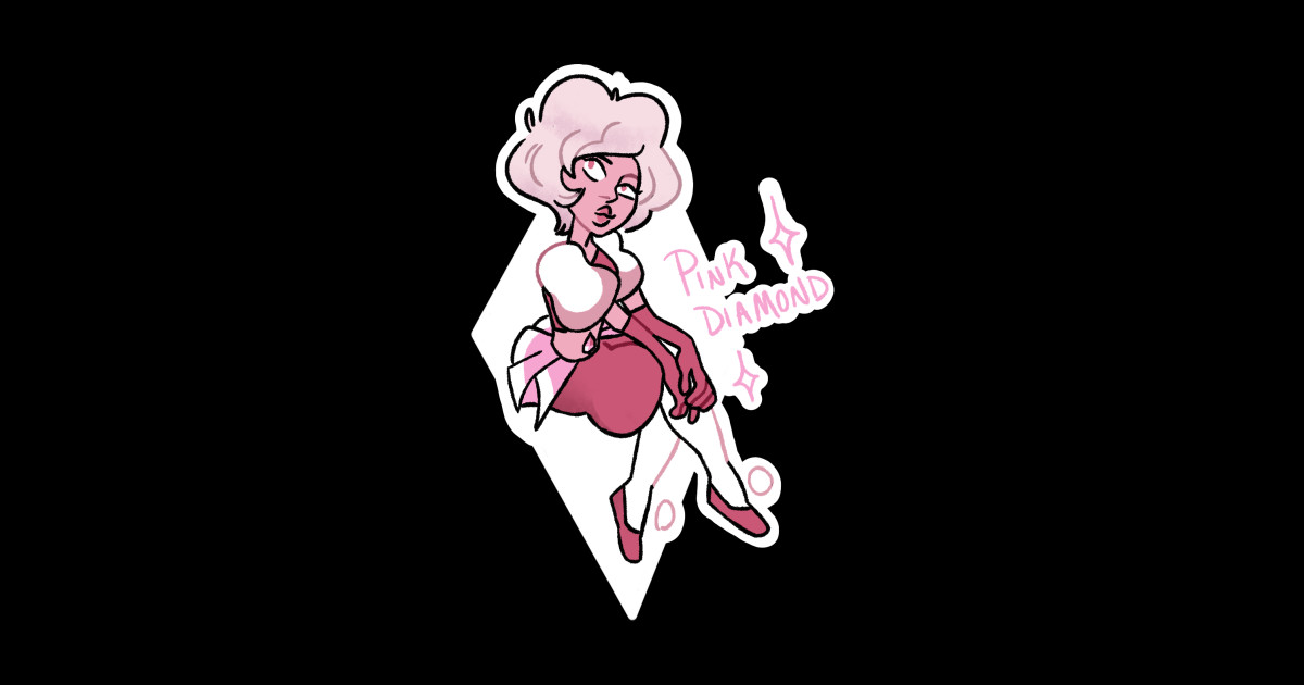 Pink Diamond - Pink Diamond - Sticker | TeePublic