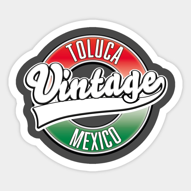 Toluca mexico vintage logo - Toluca Mexico Logo - Sticker | TeePublic