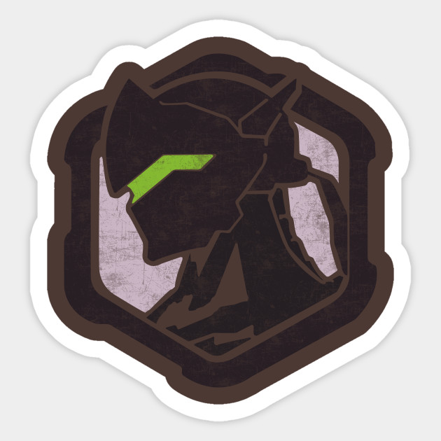 Genji Hexagon - Overwatch - Sticker | TeePublic