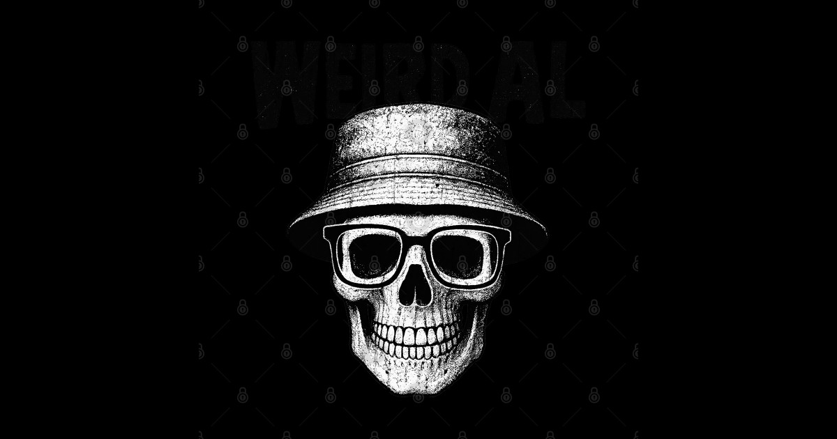 Weird Al meets the Misfits - new design - Weird Al - Sticker | TeePublic