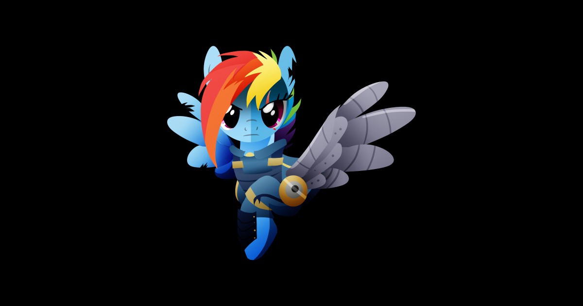 Warrior Rainbow Dash - Pony - Sticker | TeePublic