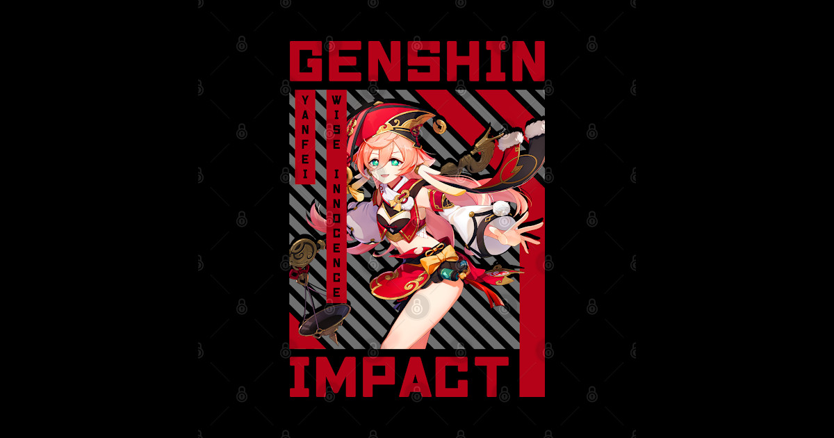 Yanfei II | Genshin Impact - Genshin Impact - Posters and Art Prints ...