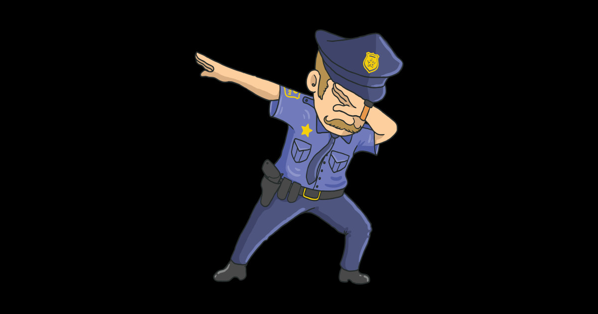 Dabbing Police Men Funny Policeman Dab Dance - Dabbing Policeman ...