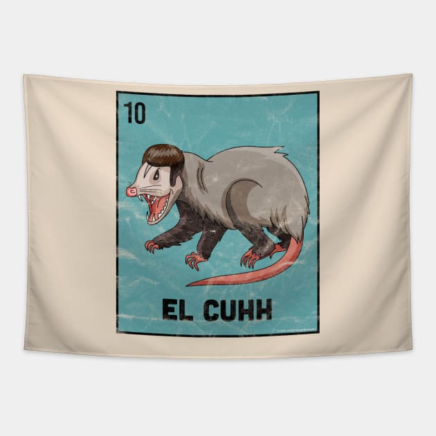 El Cuhh Takuache Cuh Opossum Funny Mexican Playing Card Tee - Takuache ...