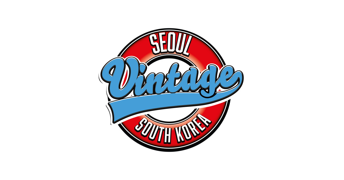 Seoul South Korea vintage logo - Seoul South Korea - T-Shirt | TeePublic