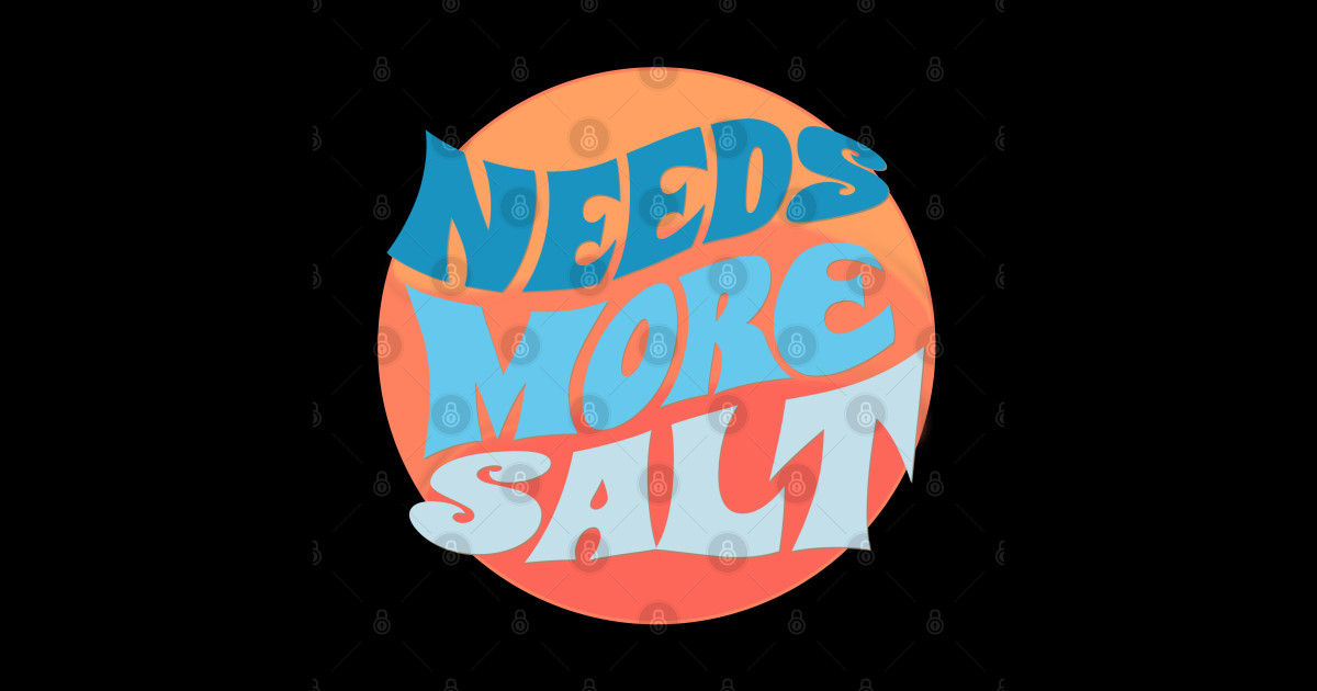 Needs more salt surf fish endless summer - Needs More Salt - Sticker ...