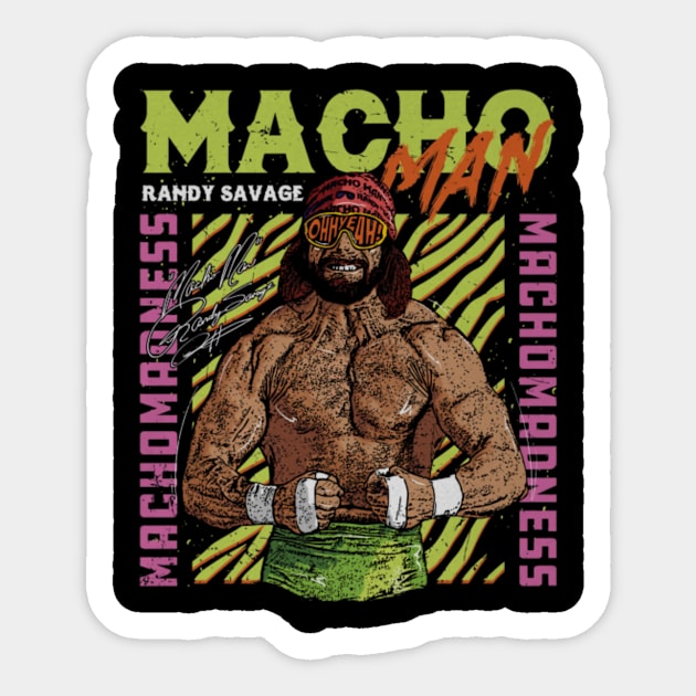 Macho Man Madness - Macho Man - Sticker | TeePublic