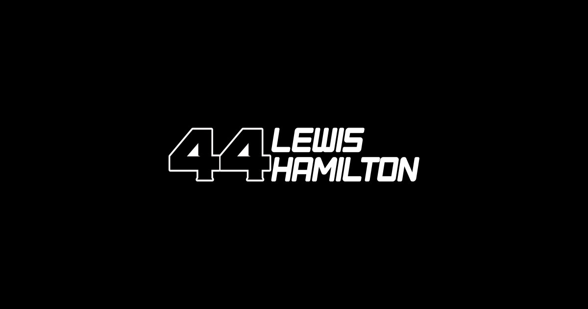 44 LEWIS HAMILTON WHITE STYLE - Lewis Hamilton - Sticker | TeePublic