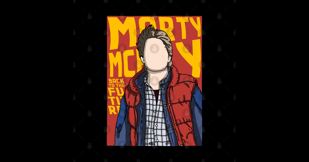Marty Mcfly Comic Style - Marty Mcfly - Posters and Art Prints | TeePublic