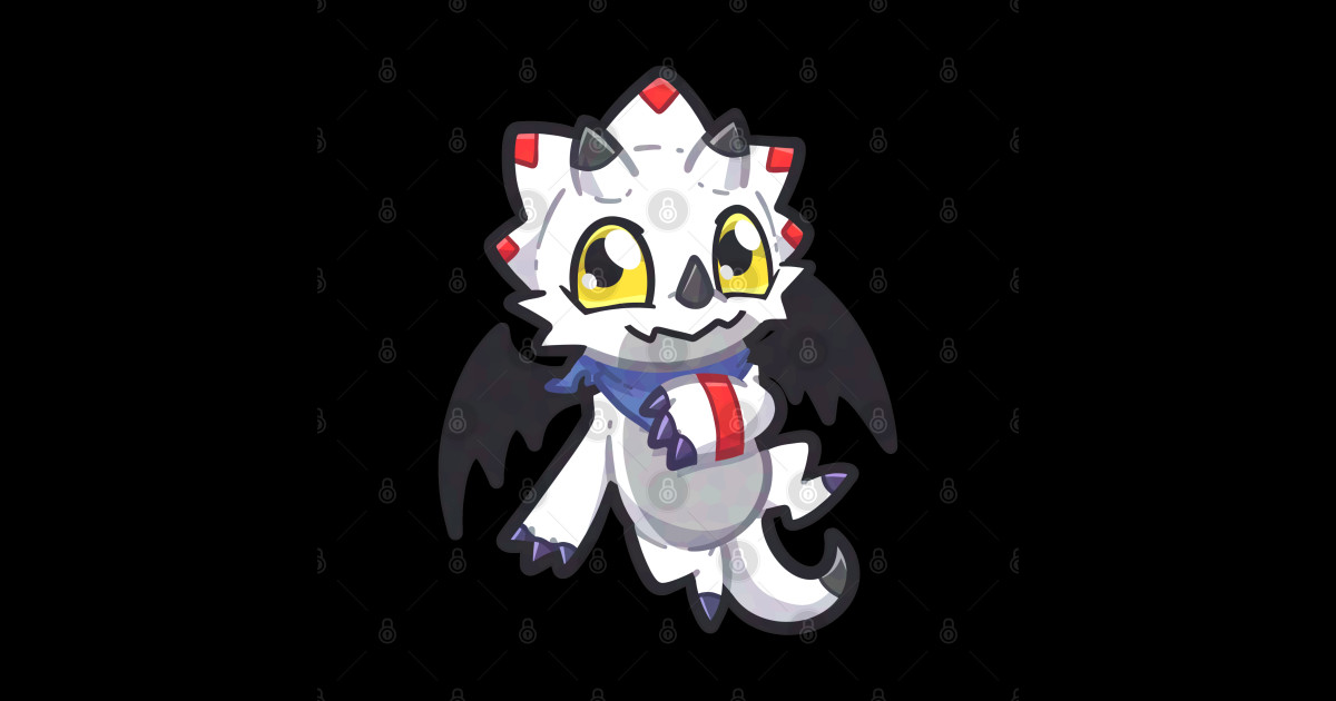 Gammamon - Digimon - Sticker | TeePublic