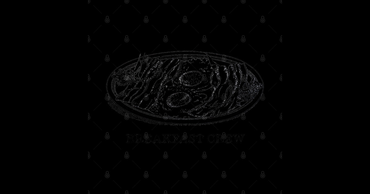 Breakfast Crew Back print inspired by Joe Pera - Joe Pera - Sticker ...