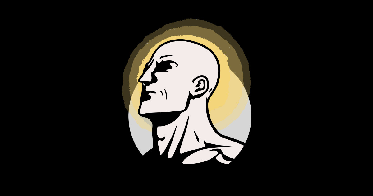 Bald Man || Vector Art Illustrator - Bald - Sticker | TeePublic
