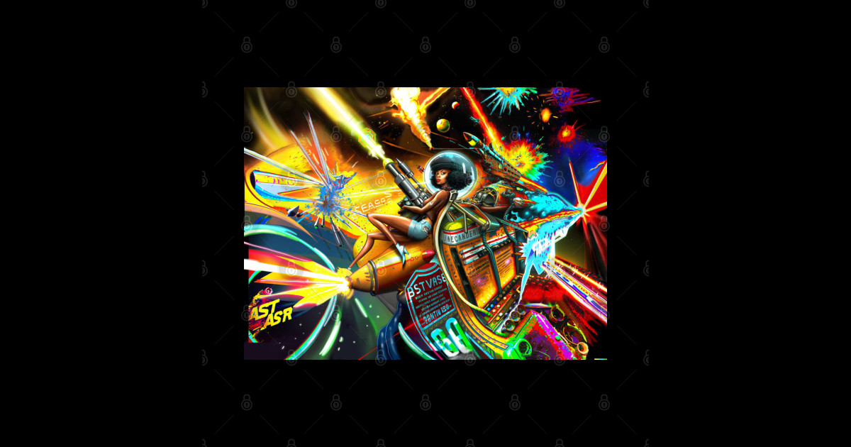 Funky Space Battle - Funky Space Battle - Sticker | TeePublic