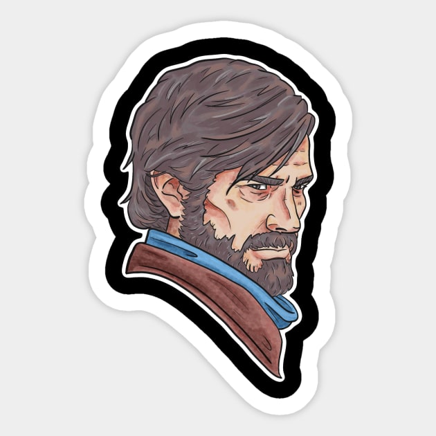 Joel from The Last of Us - The Last Of Us - Sticker | TeePublic