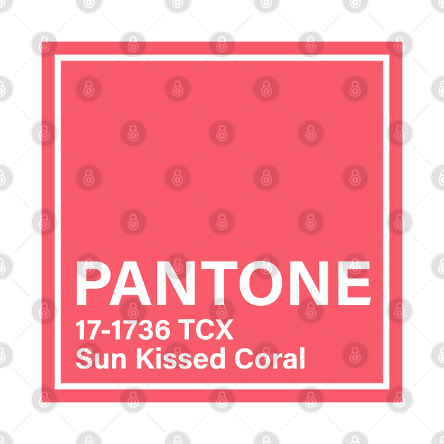 pantone 17-1736 TCX Sun Kissed Coral - Pantone 17 1736 Tcx Sun Kissed ...