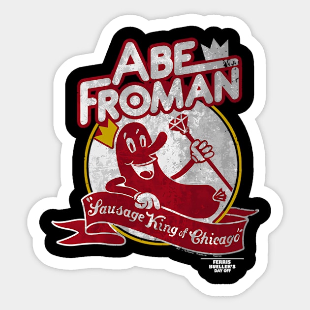 Ferris Bueller Abe Fro - Ferris Bueller - Sticker | TeePublic