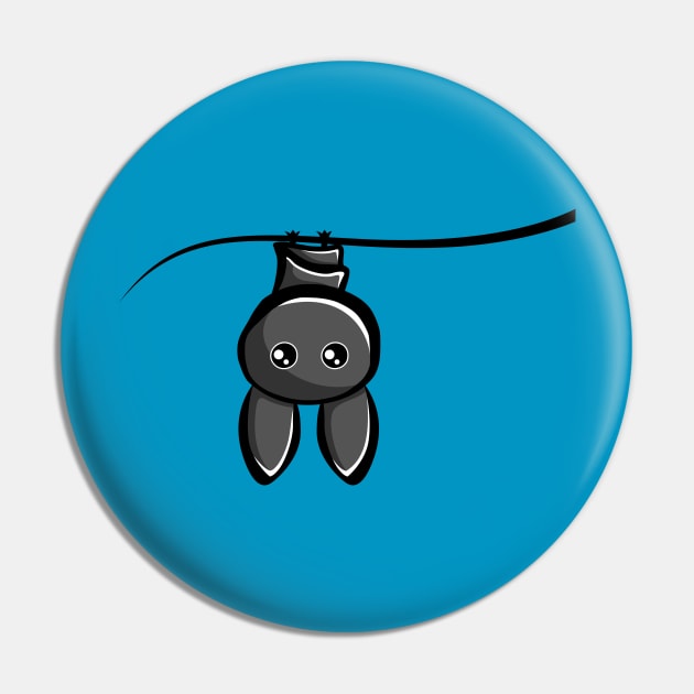 Cute bat - Bat - Pin | TeePublic