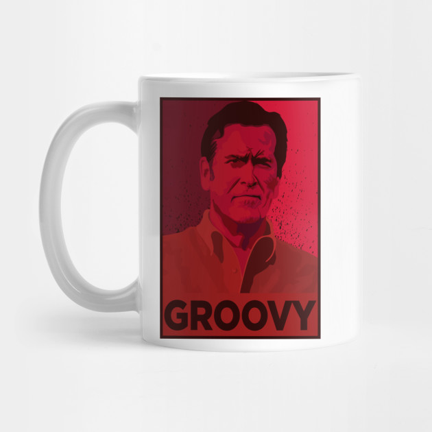 ASH WILLIAMS GROOVY (Ash vs Evil Dead) - Ash Vs Evil Dead - Mug | TeePublic
