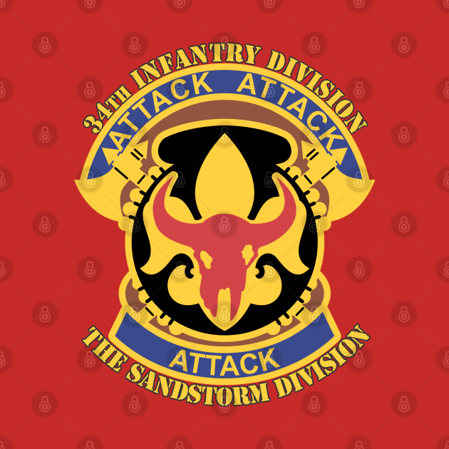 34th Infantry Division - 34th Infantry Division - T-Shirt | TeePublic