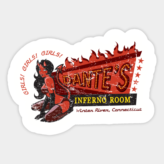 Dante's Inferno Room - Beetlejuice - Sticker | TeePublic