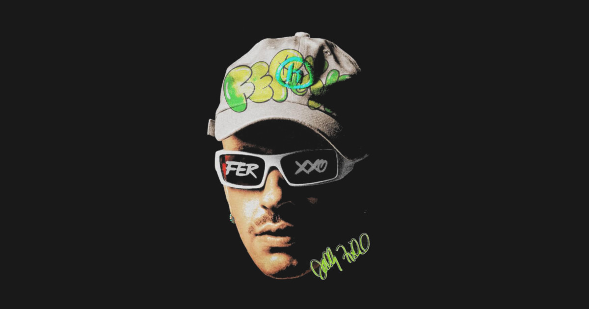 Feid Ferxxo Big Face Signature - Feid Ferxxo - T-Shirt | TeePublic