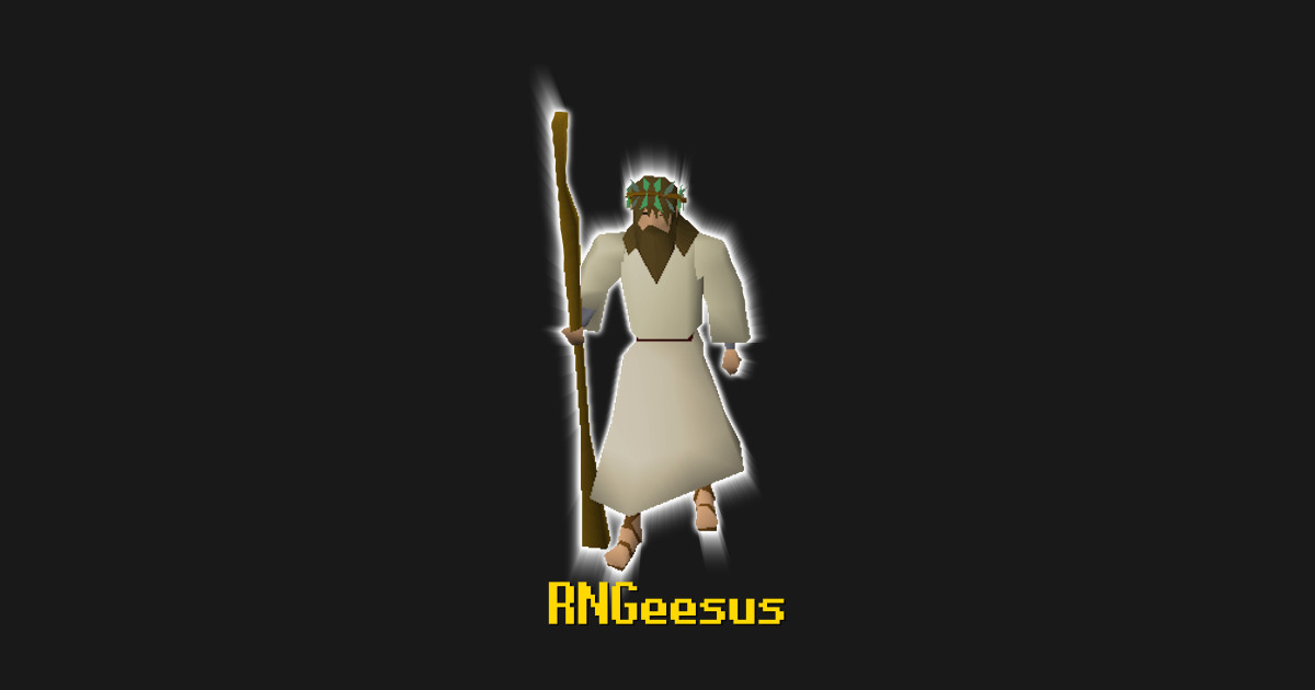 RNGeesus - Old School Runescape - T-Shirt | TeePublic