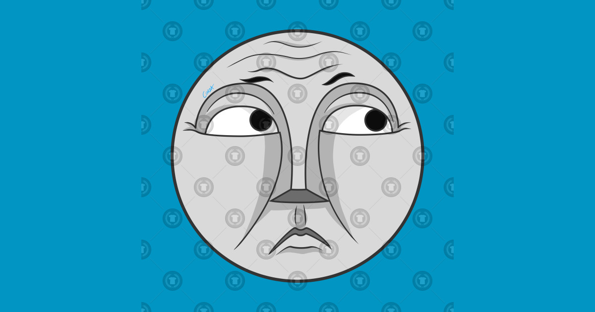 Gordon grumpy face - Thomas Tank Engine - T-Shirt | TeePublic