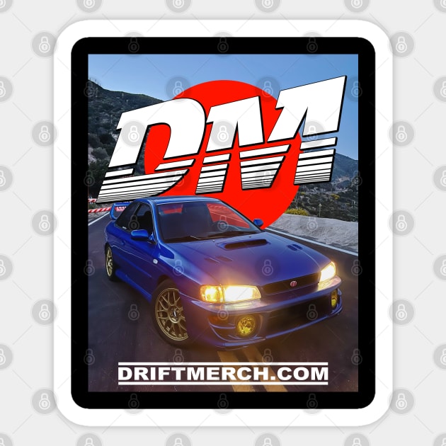 Blue JDM Rally Car with Gold Wheels on a Touge Mountain Pass - Jdm Car ...