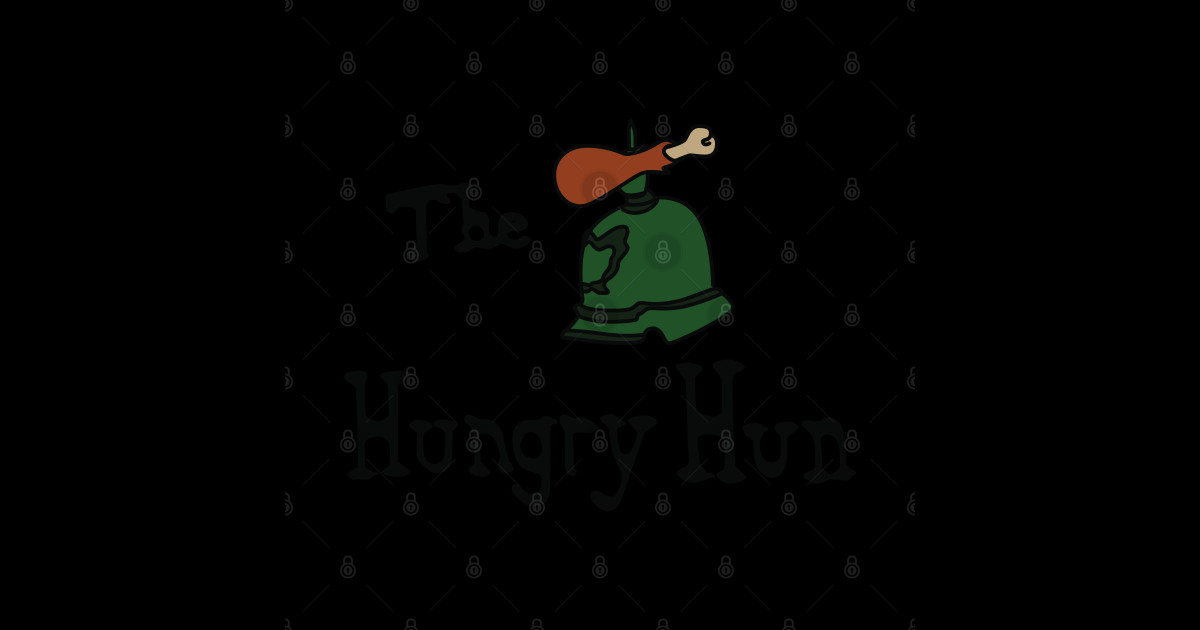 The Hungry Hun - Simpsons - Sticker | TeePublic