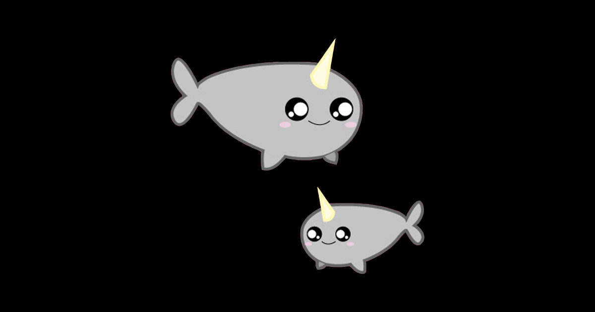 Chibi Narwhals - Narwhal - Sticker | TeePublic