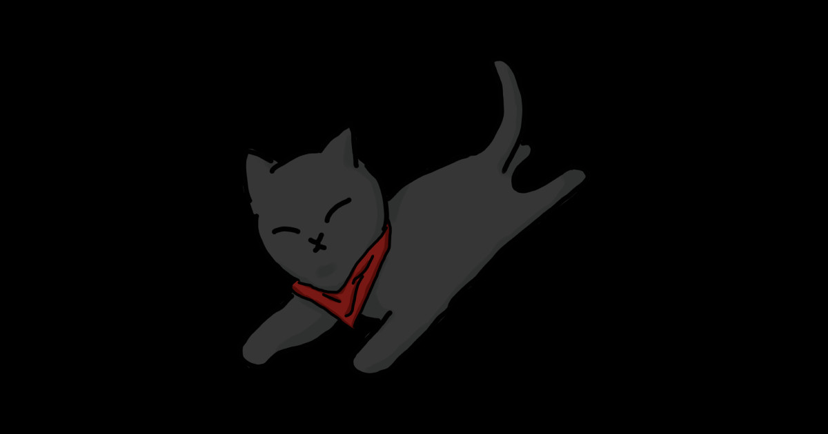 Flying Merlin Cat - Bbc Merlin - Sticker | TeePublic