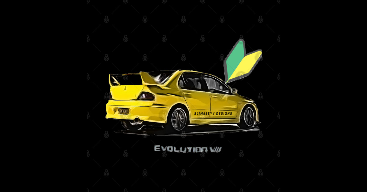 Evo 8 - Evo - Sticker | TeePublic