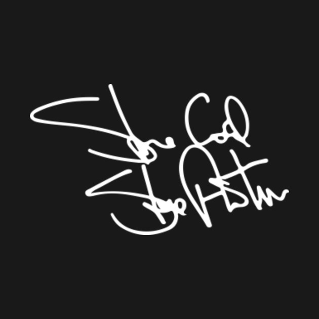 Stone Cold Steve Austin's signature white on black - Stone Cold Steve ...